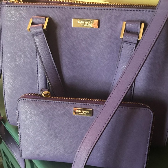 kate spade | Bags | Authentic Kate Spade Box Bag With Matching Wallet ...